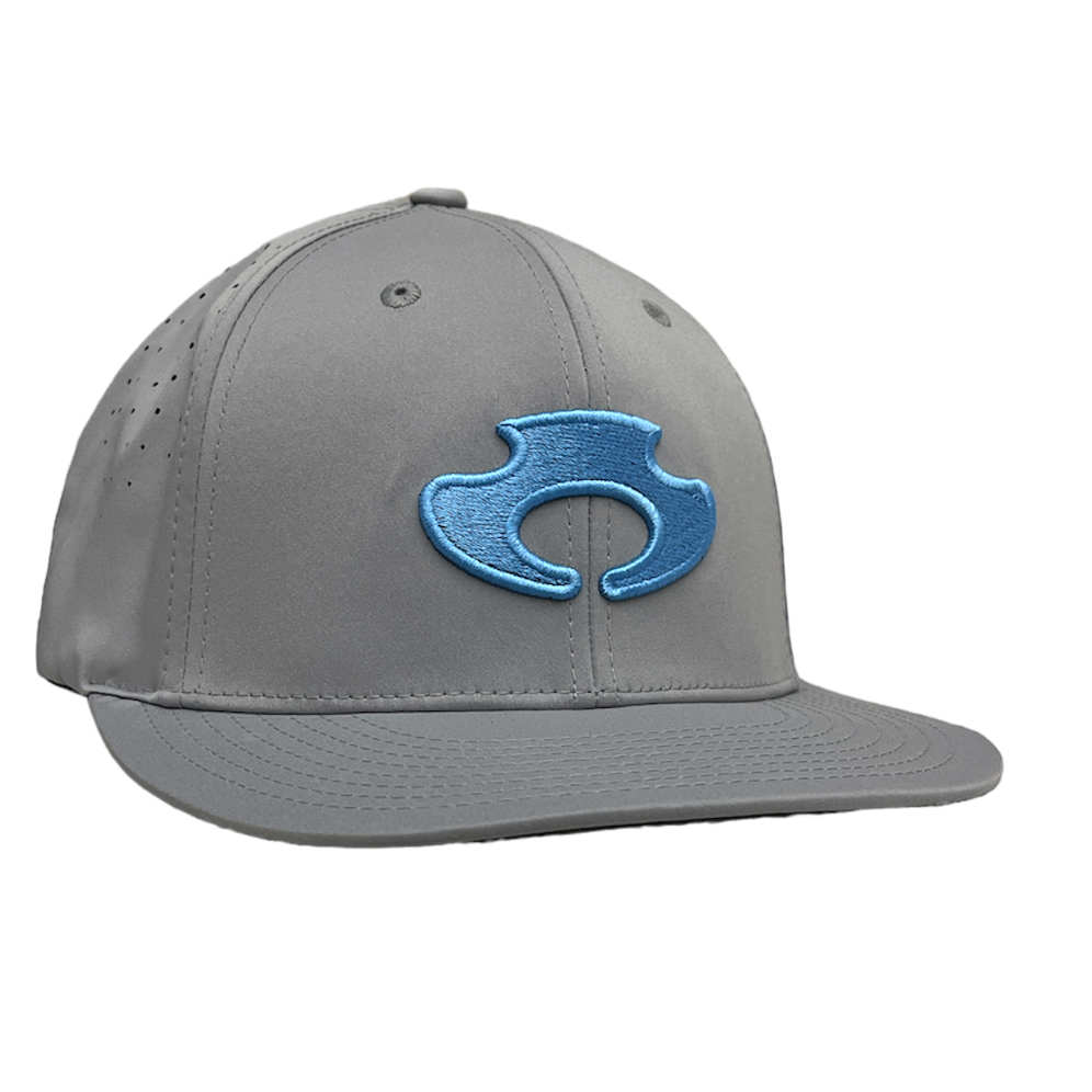 Gray Flex Fit Logo Hat | Blue Otter Polarized™